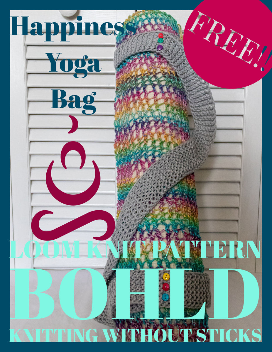 Loom Knit Happiness Yoga Mat – BOHLD Loom Knitting