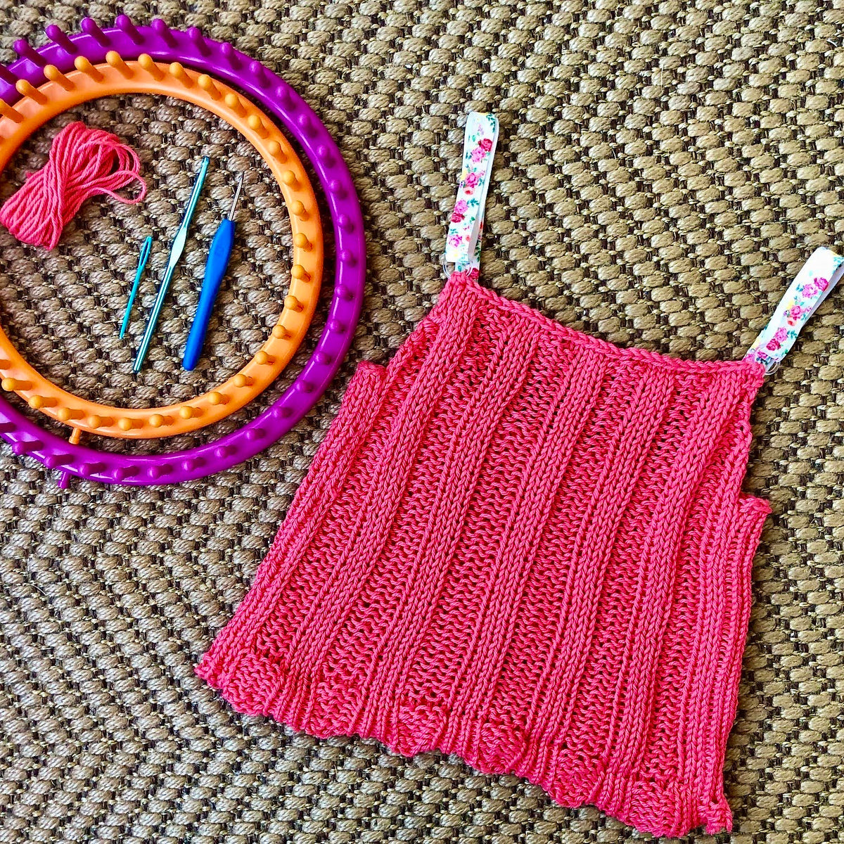 Loom Knit Bright Neon Midi Top – BOHLD Loom Knitting